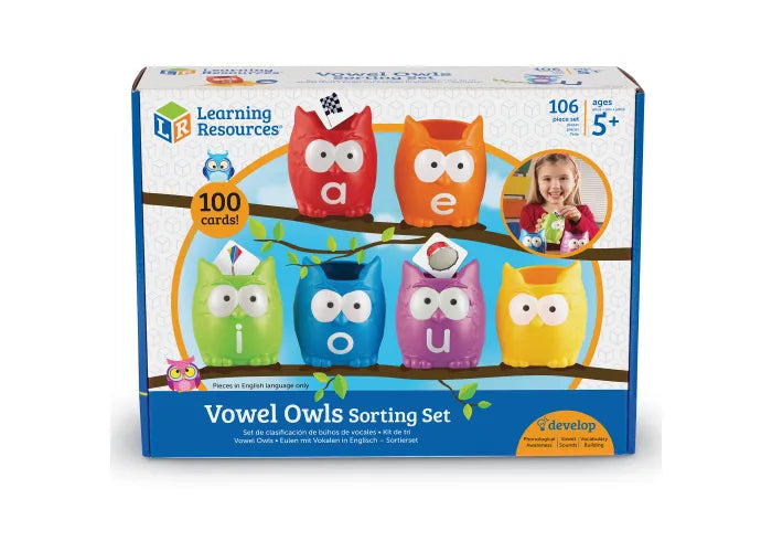 Vowel Owls Sorting Set – Fun Stuff Toys