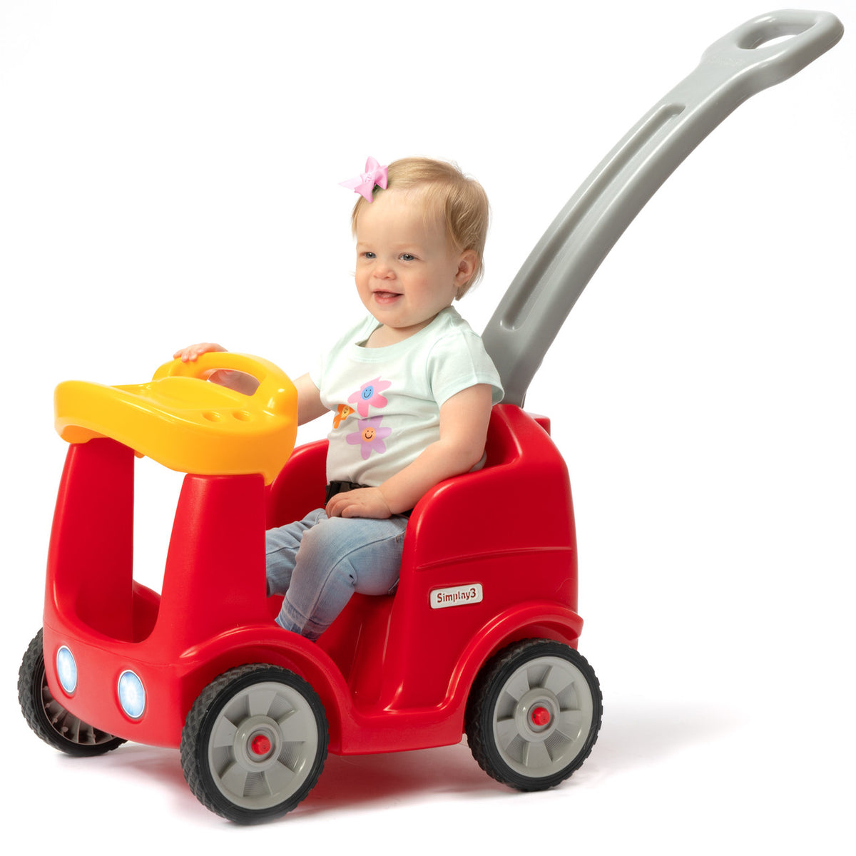 Roll and Stroll Quiet Ride Push Car for Toddlers – Fun Stuff Toys