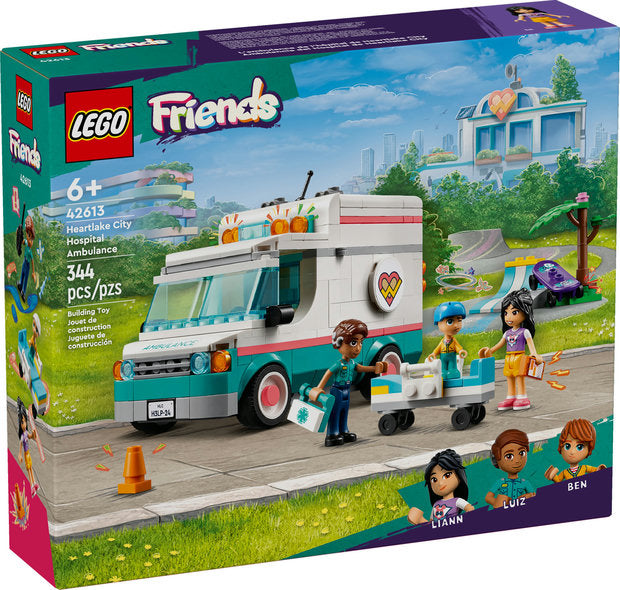 LEGO Friends Heartlake City Hospital Ambulance Fun Stuff Toys
