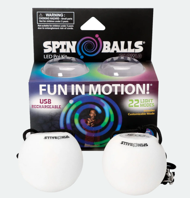 Spinballs LED Poi Balls – Fun Stuff Toys