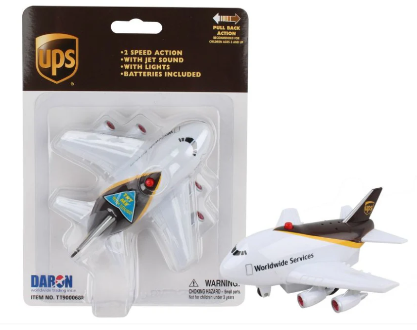 UPS Pullback W/Lights & Sound – Fun Stuff Toys