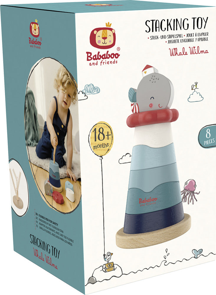Whale Wilma Stacking Toy – Fun Stuff Toys