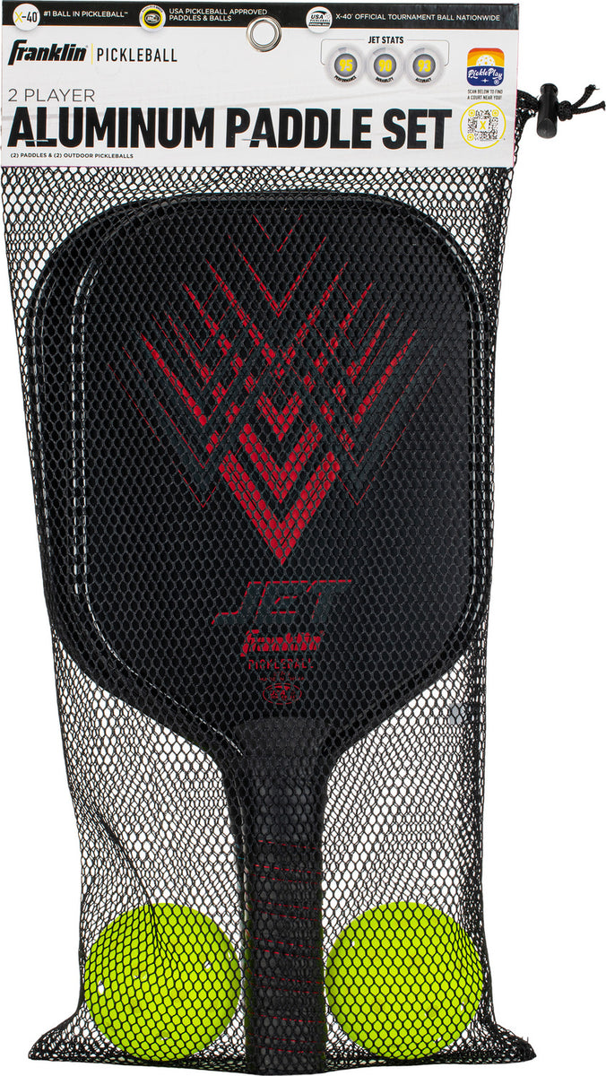 Jet Aluminum Pickleball Paddle X-40 Set – Fun Stuff Toys
