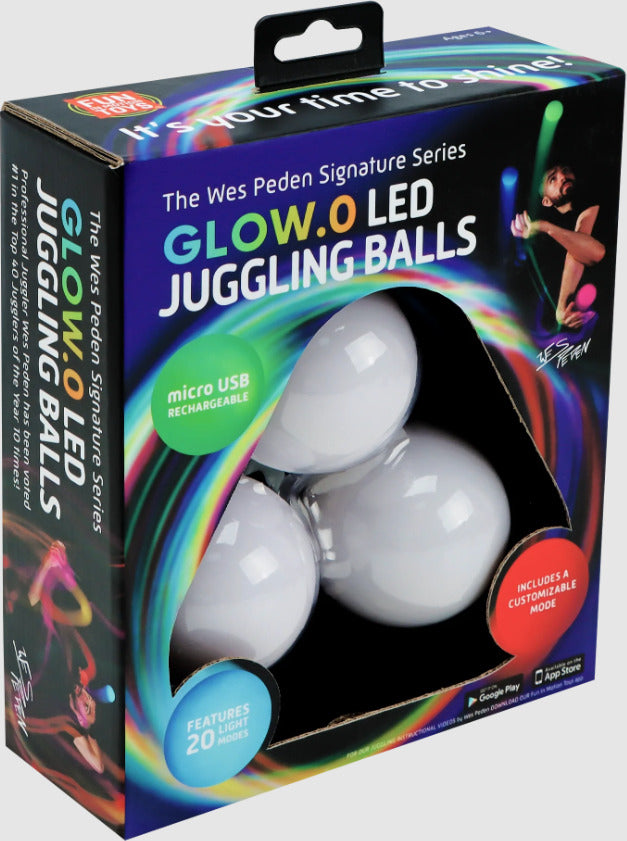 Wes Peden Glow LED Juggling Balls – Fun Stuff Toys