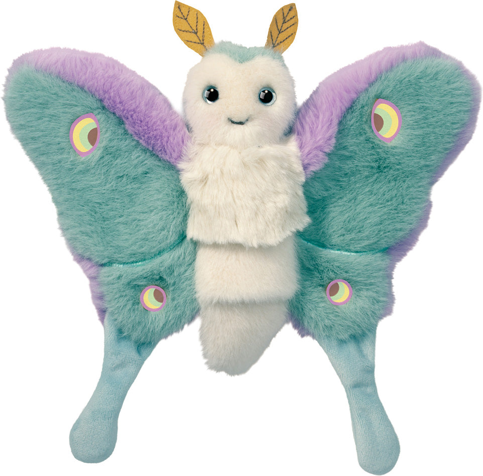 Cuddle Bugs - Juniper Luna Moth Puppet – Fun Stuff Toys
